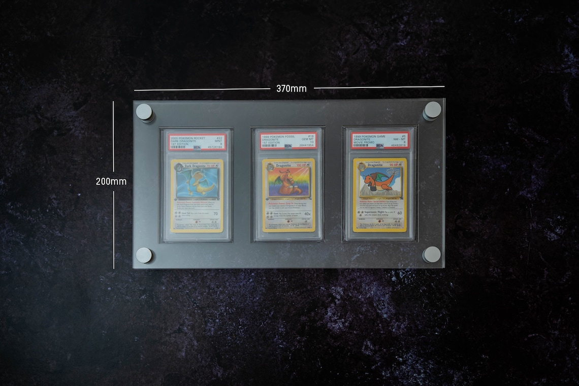 Pokemon Card PSA Slab Display Frame 3x1 - Etsy Australia