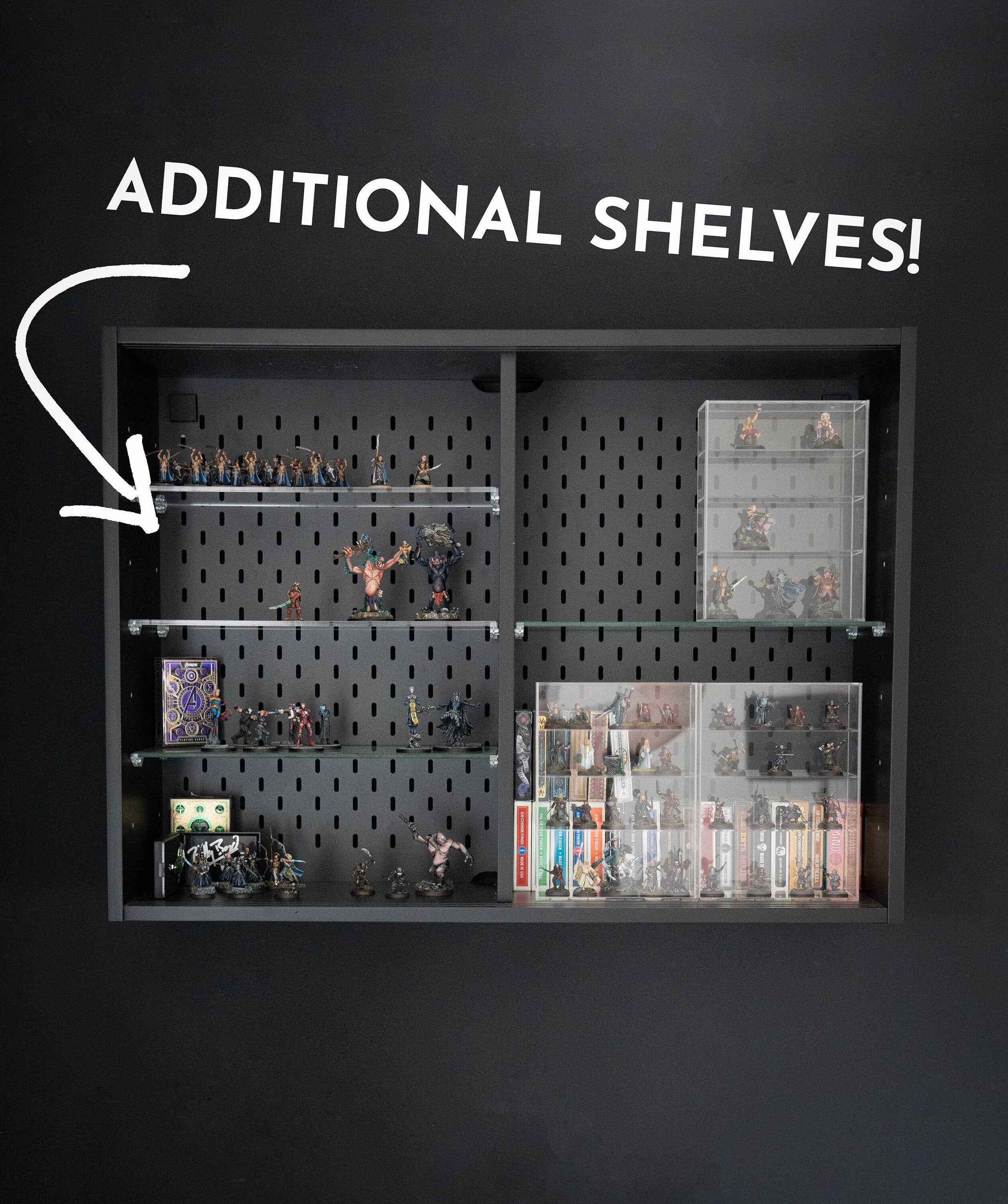 Extra IKEA UPPSPEL Shelf Clear Acrylic Additional Shelf - Etsy Australia