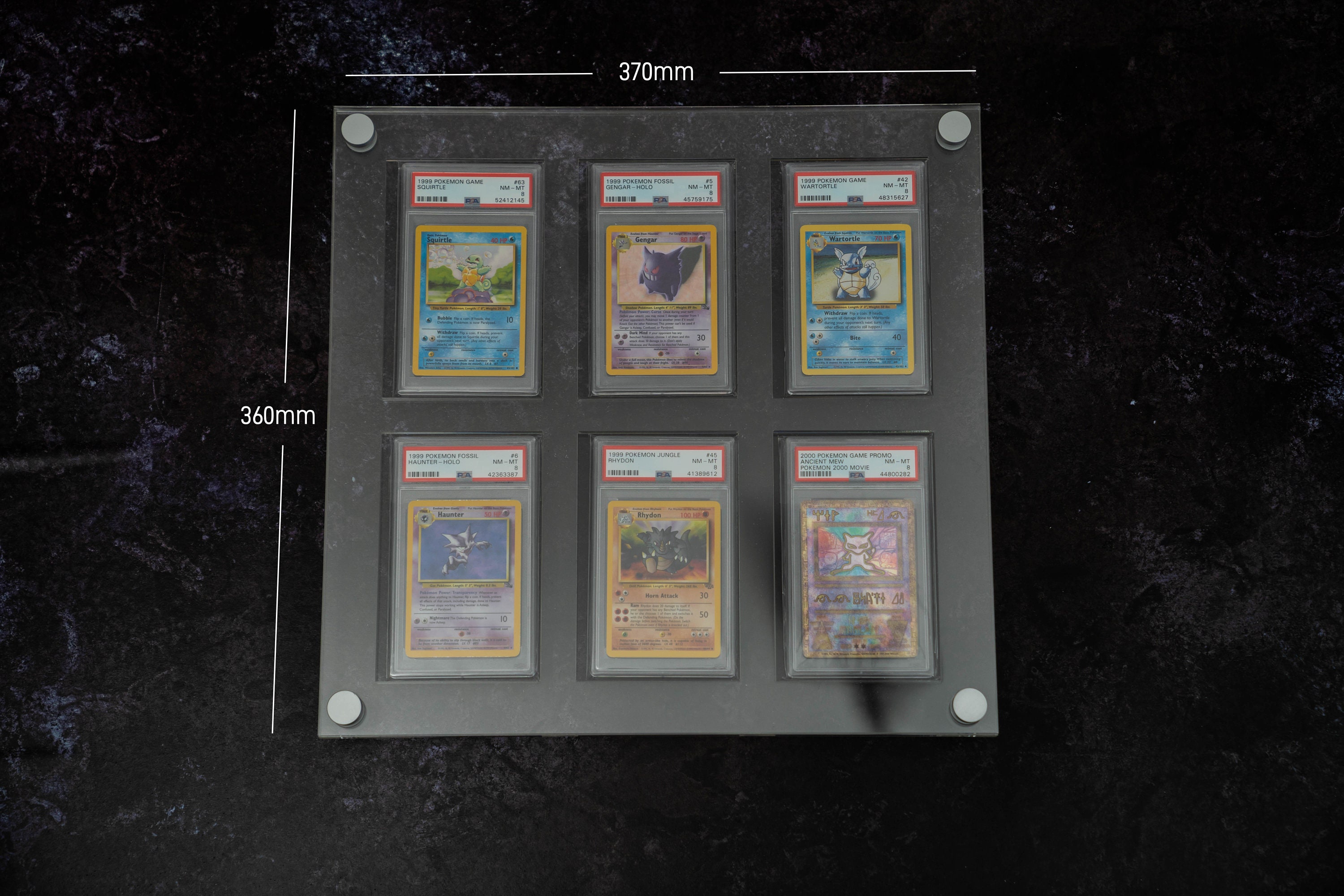 Pokemon Card PSA Slab Display Frame 3x2 - Etsy