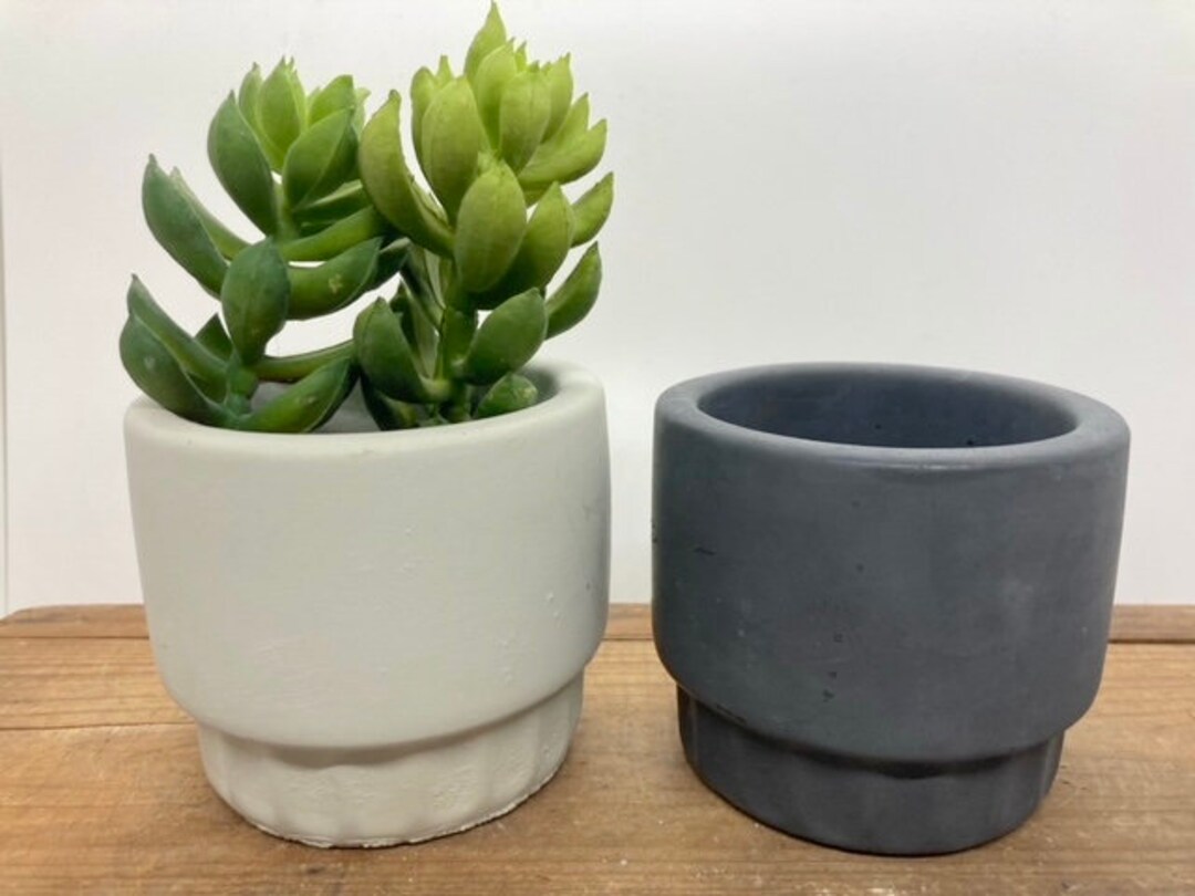 Concrete Rigid Bottom Planter, Succulent Planter, Home Decor, Garden ...