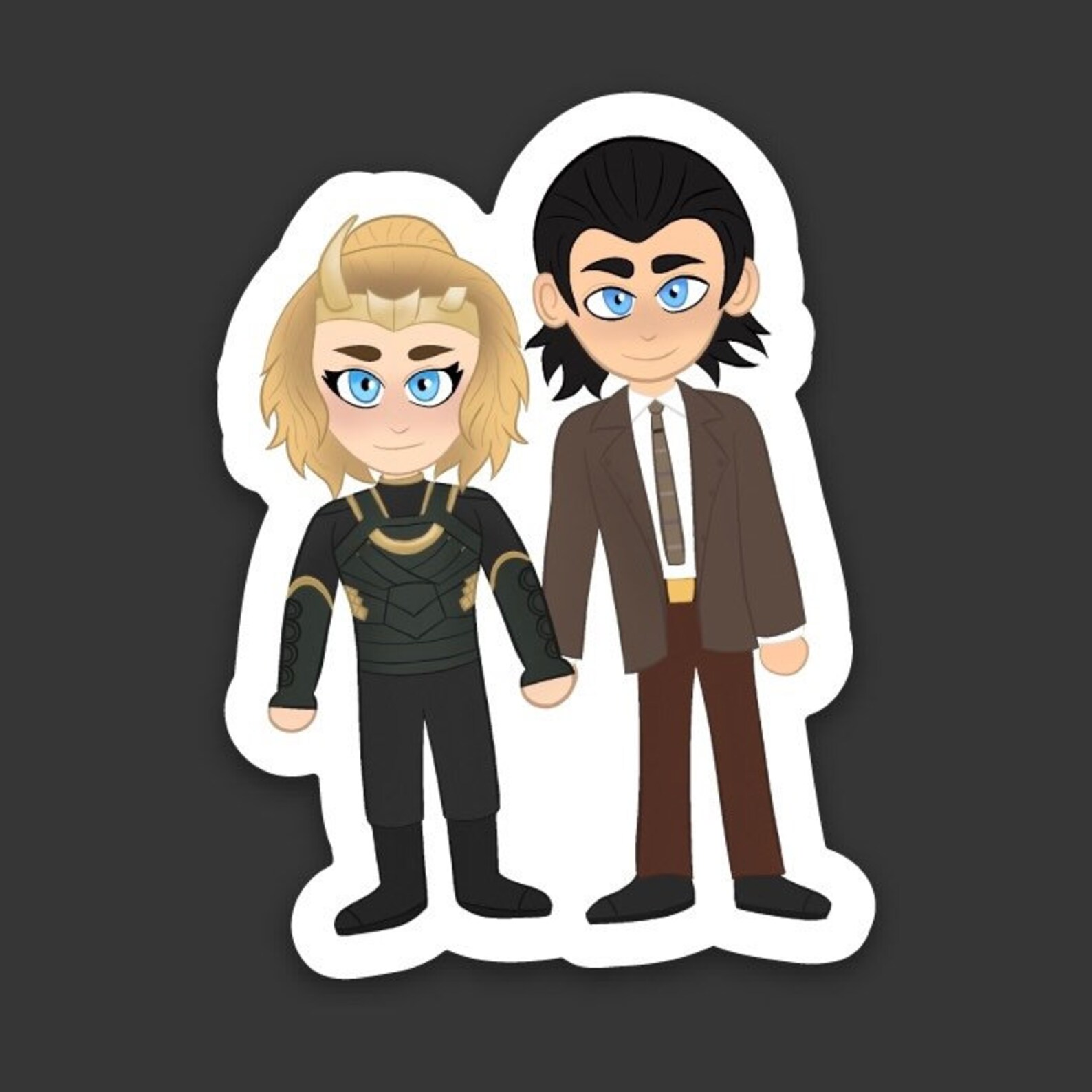 Loki Sylvie Sylki 2 x 2 Die Cut Vinyl Stickers - Etsy.de