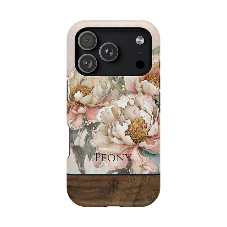 Floral Magsafe® Friendly Phone Cases, Personalized Tough Mobile Cover ...