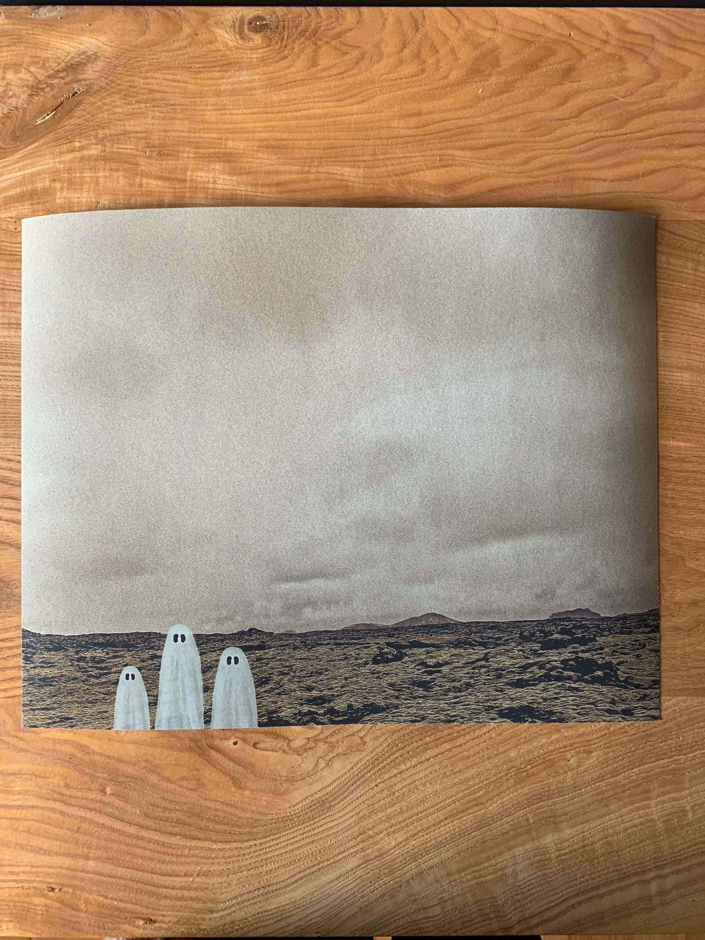 Ghost Walk Iceland Ghost Art Ghost Art Print Ghost - Etsy