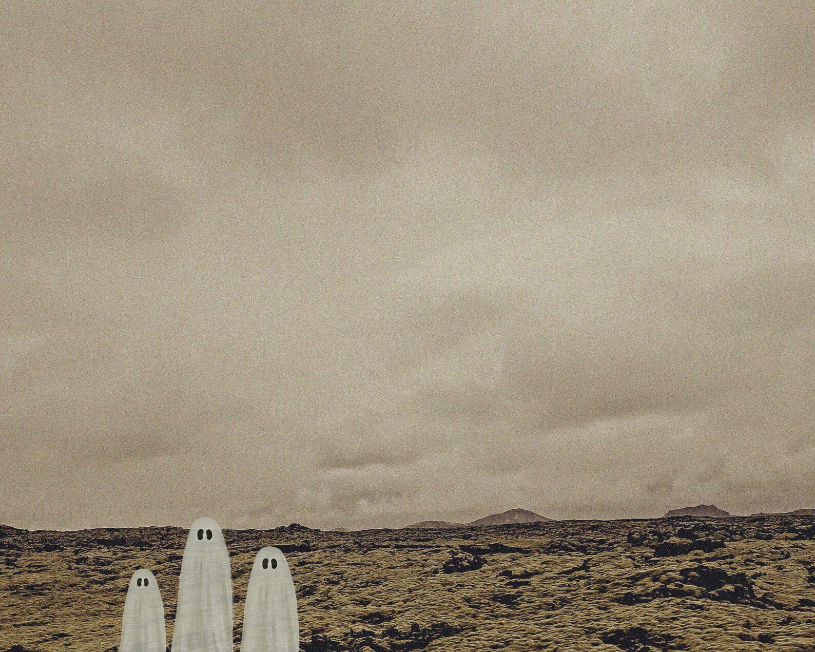 Ghost Walk Iceland Ghost Art Ghost Art Print Ghost - Etsy