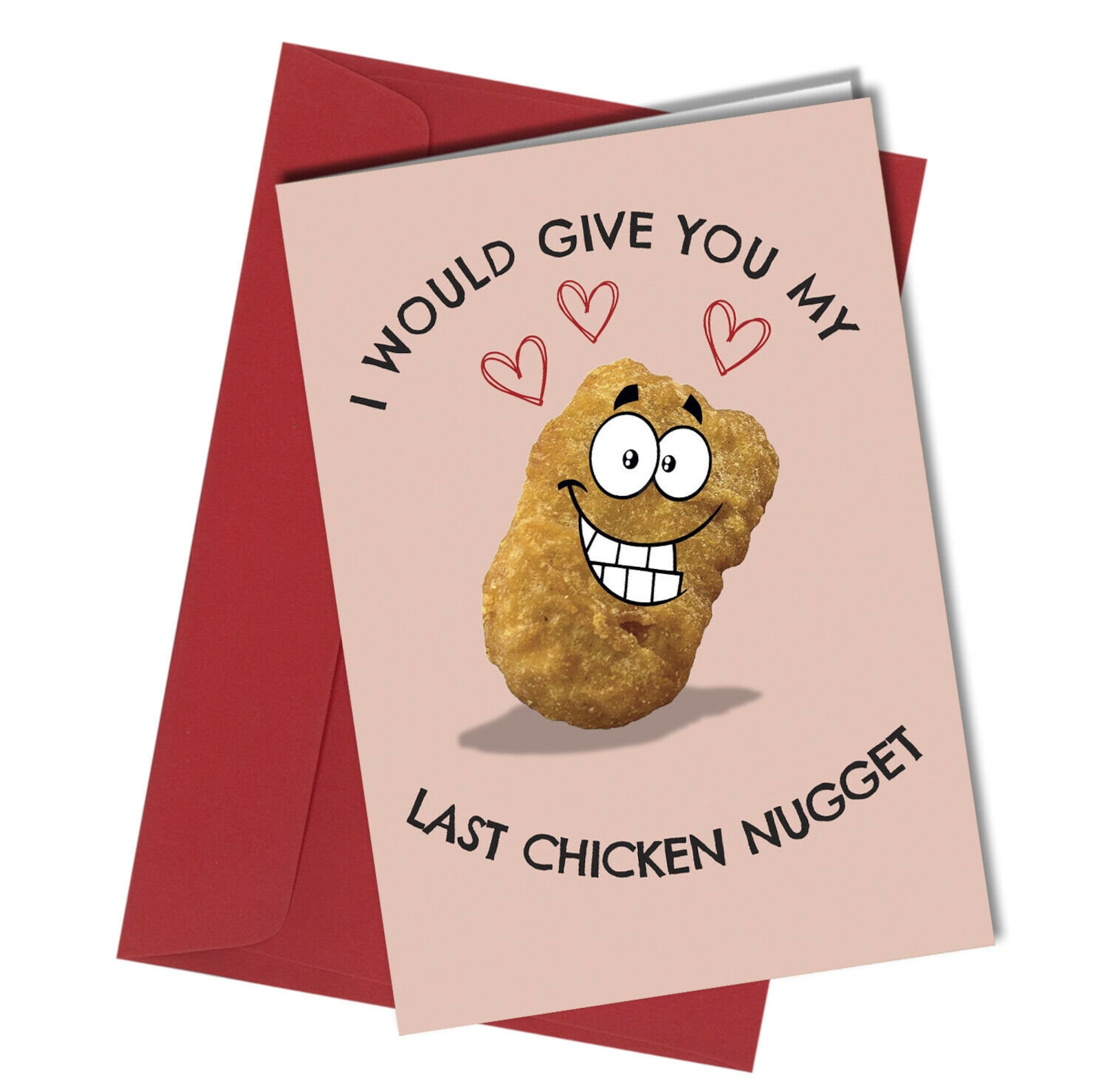 BIRTHDAY / VALENTINE /chicken Nugget Greeting Card HUMOUR - Etsy