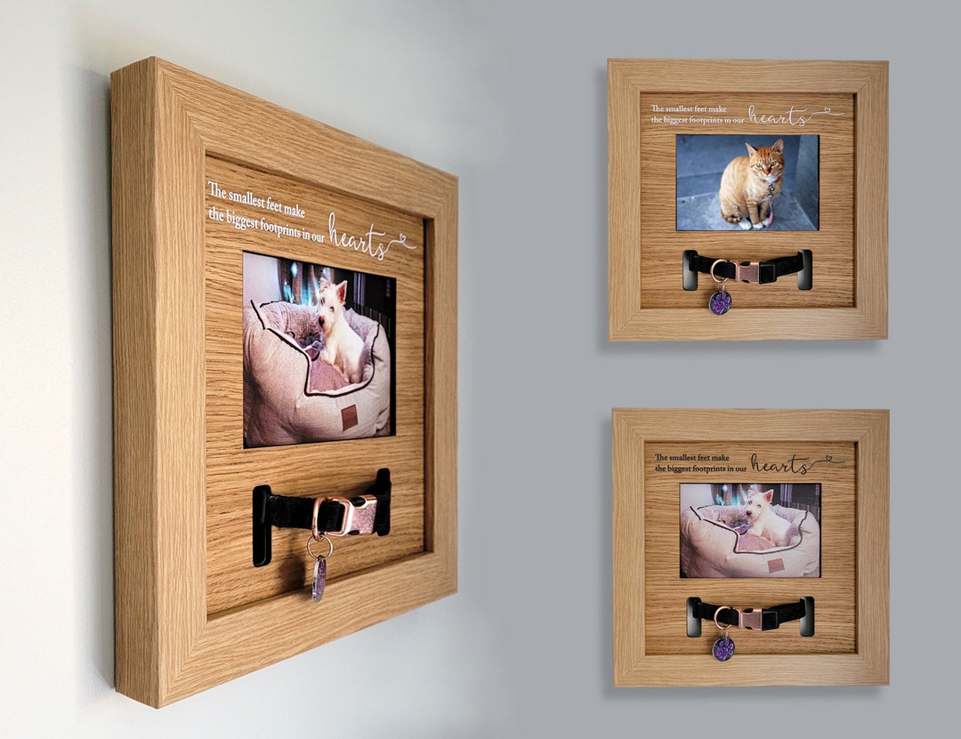 Dog / Cat Memorial Photo Keepsake Frame Gift - Dog / Cat Remembrance ...