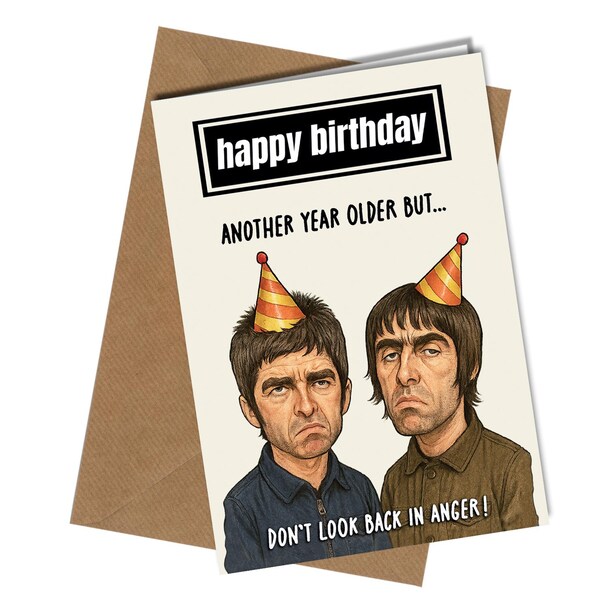 Oasis Birthday Card - Etsy UK