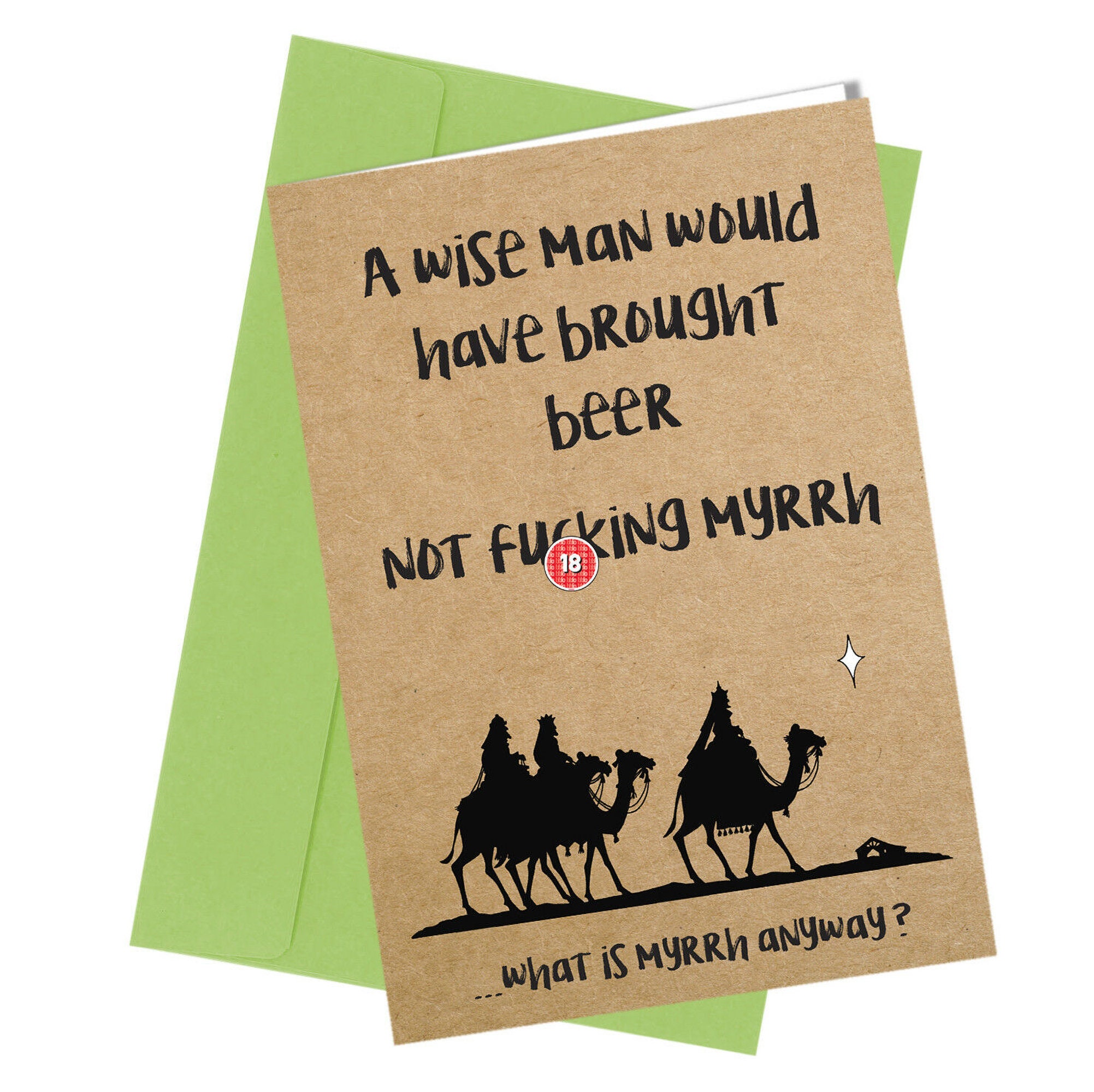 Three Wise Men Rude Christmas Card Funny Humour 378 - Etsy