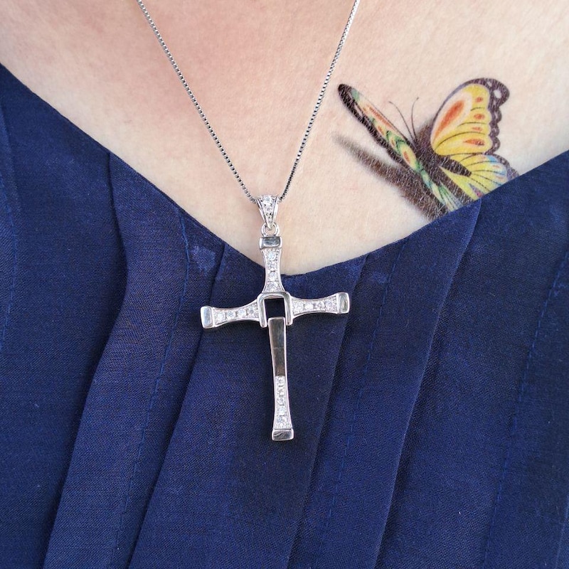 Fast and Furious Cross Necklace - Etsy