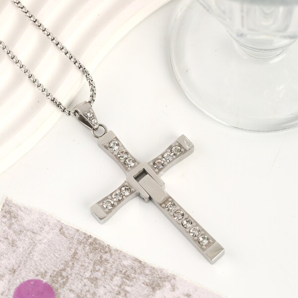 Fast and Furious Cross Necklace - Etsy