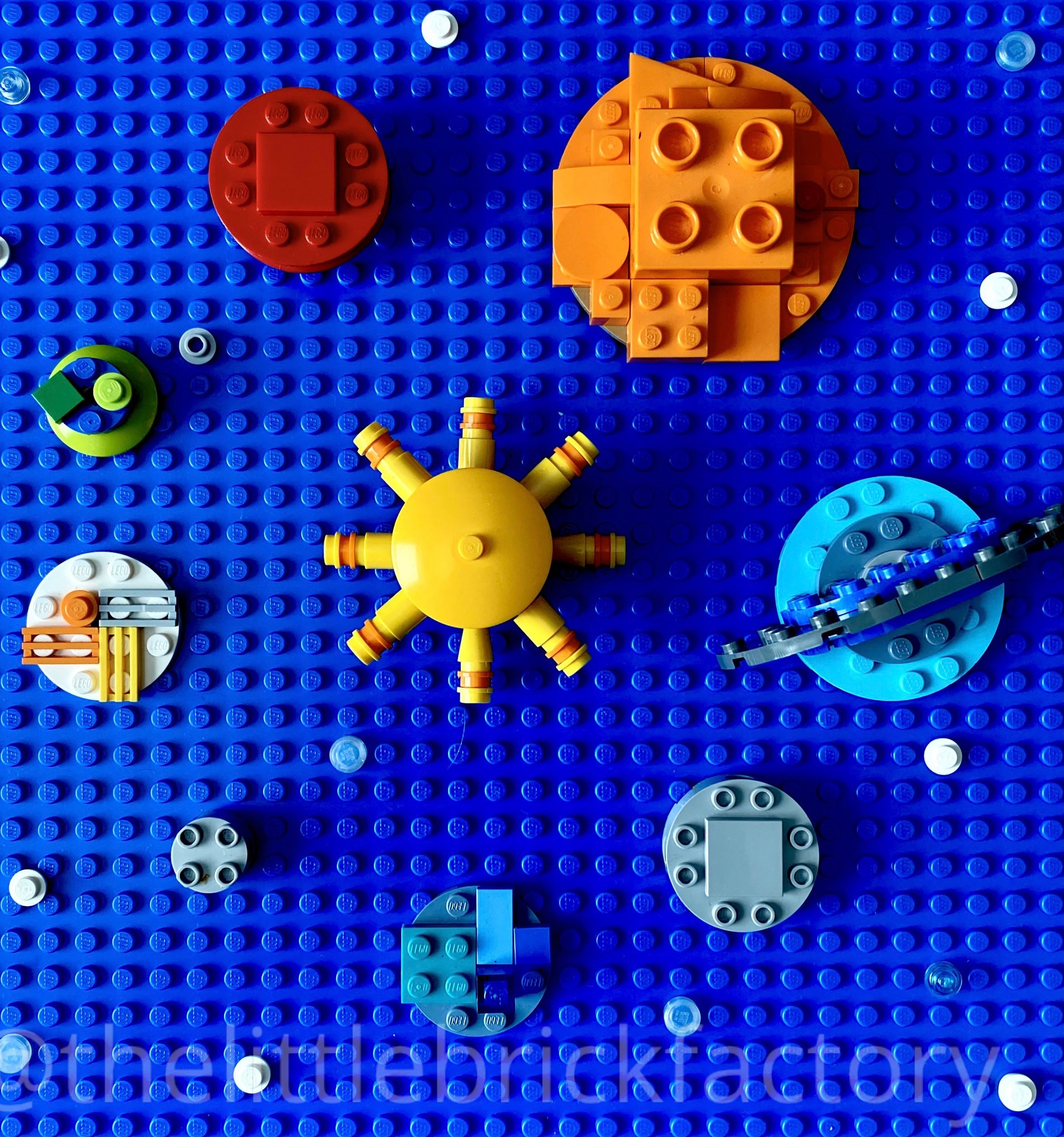 LEGO® Solar System Print Greetings Card - Etsy