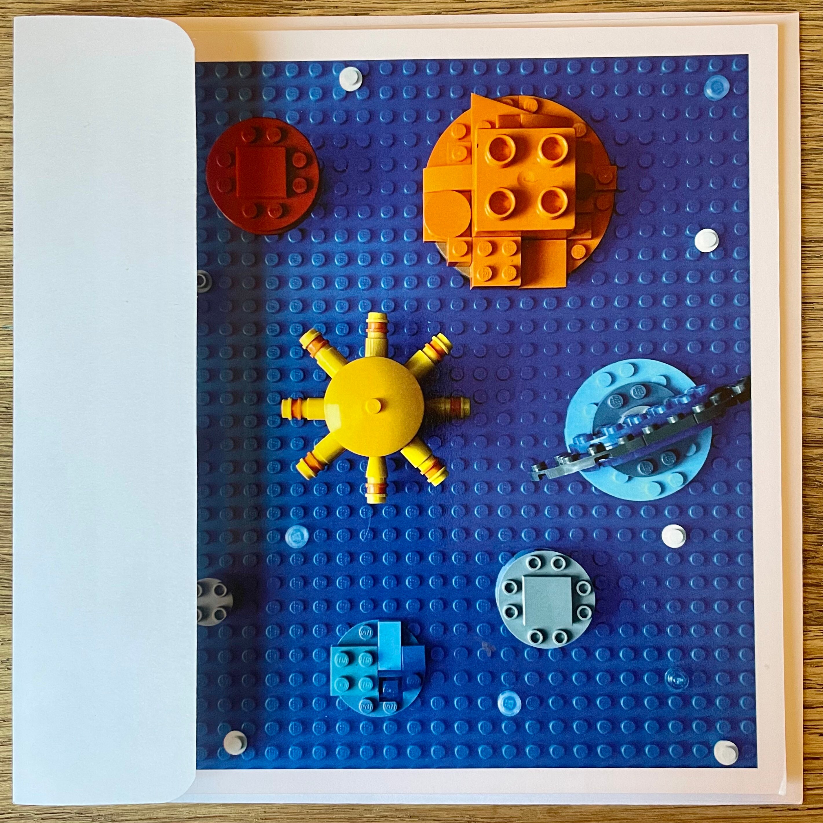 LEGO® Solar System Print Greetings Card - Etsy
