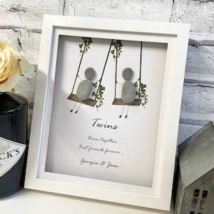 Sister Pebble Art, Family Pebble Art, Sister Gift,birthday Gift for ...