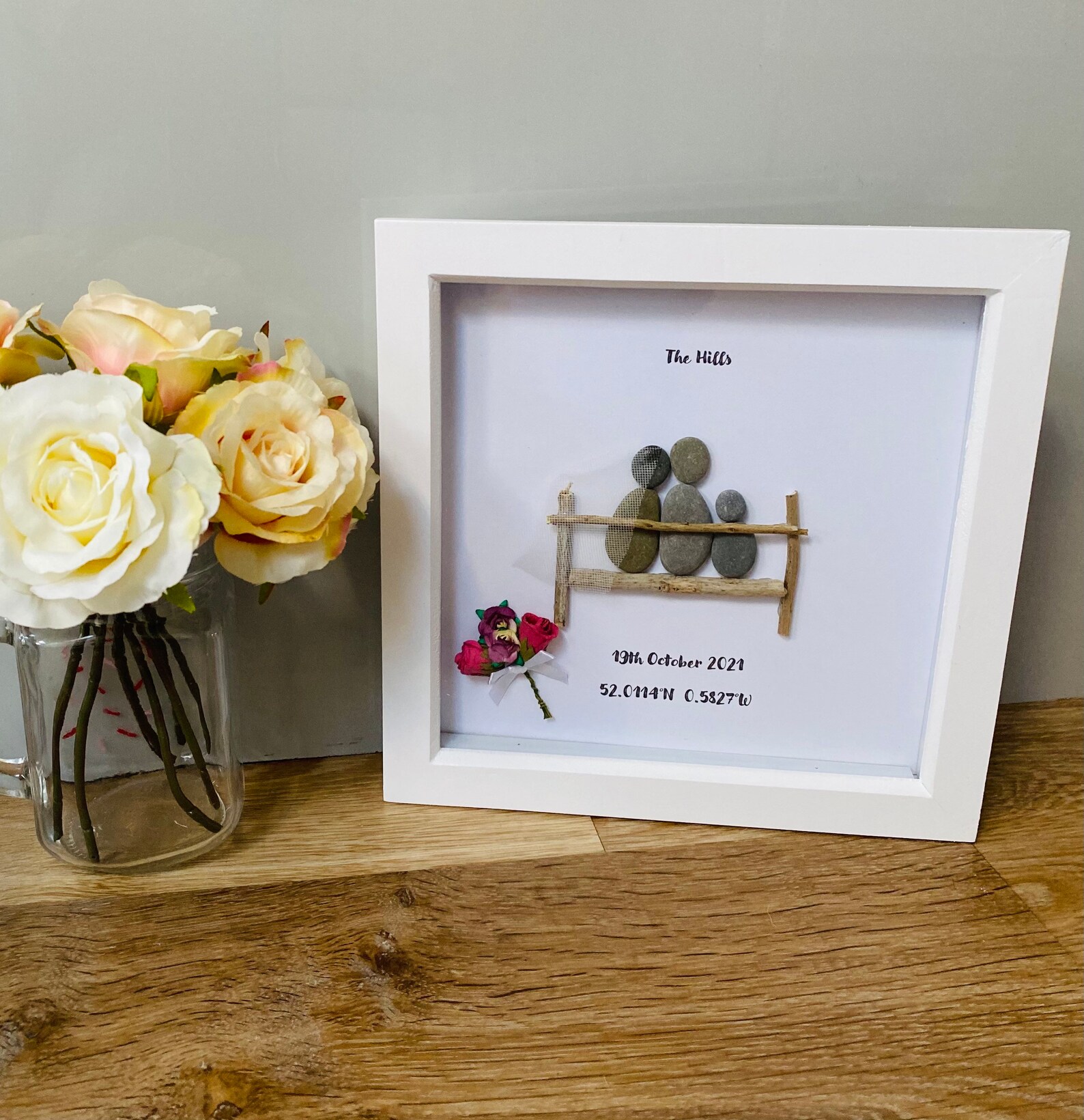 Wedding Pebble Art Wedding Gift Wedding Gift Idea Pebble - Etsy UK