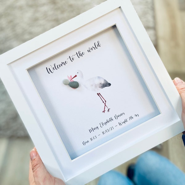Newborn Pebble Art - Etsy