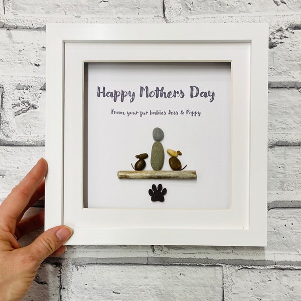 Dog Pebble Art - Etsy