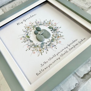 Grandma Pebble Art, Nanny, Nan Pebble Art, Personalised Gifts ...
