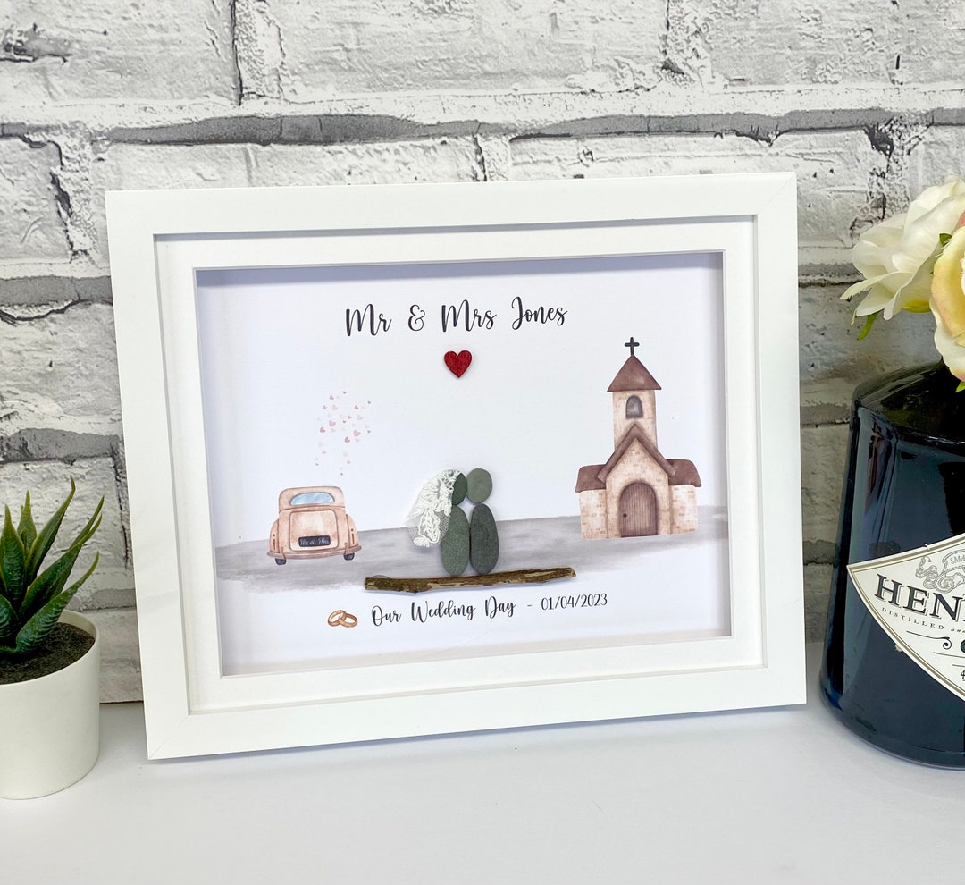 Personalised Wedding Gift, Wedding Frame, Personalised Box Frame ...