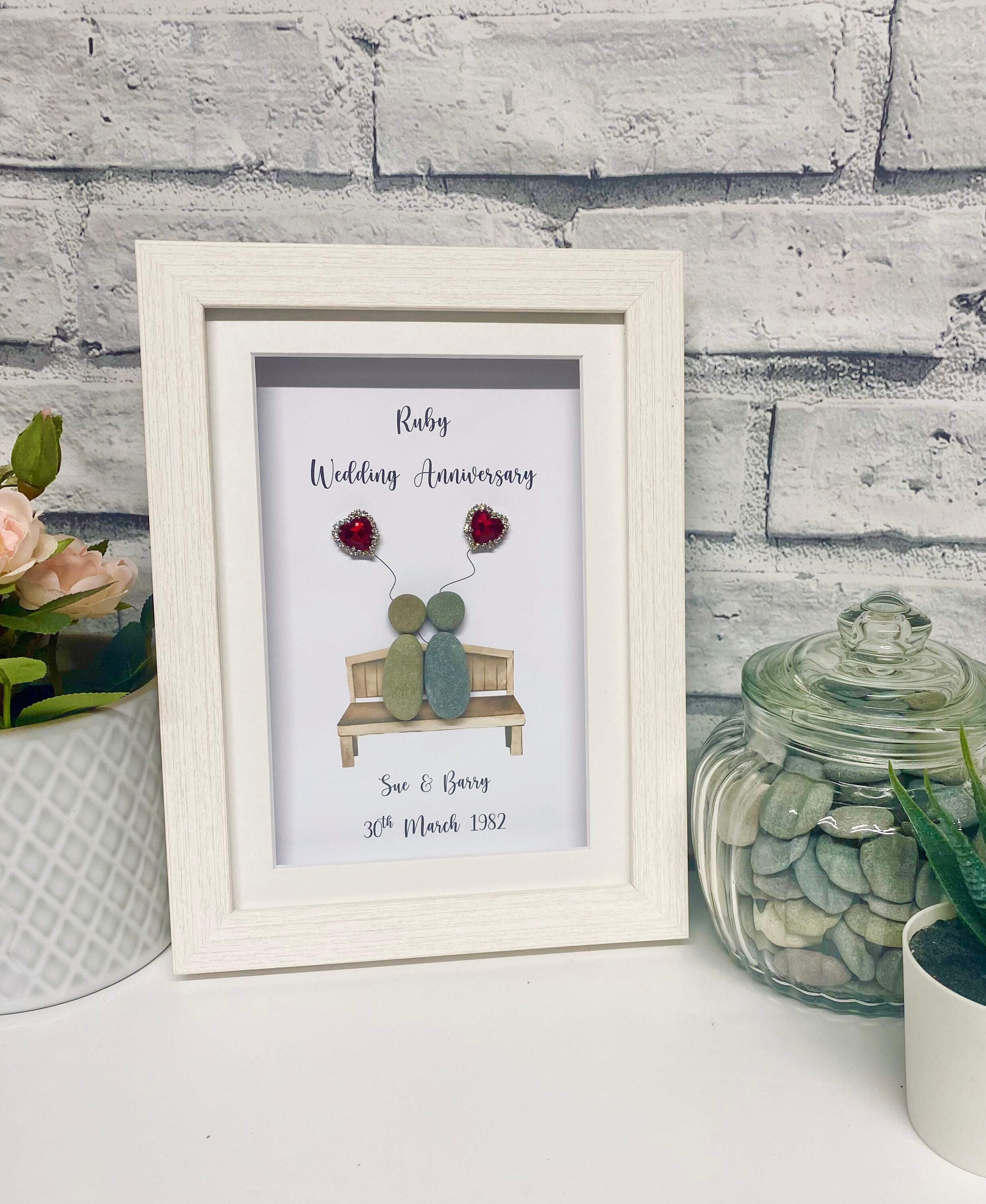 Ruby Wedding Anniversary 40th Wedding Anniversary Ruby - Etsy UK