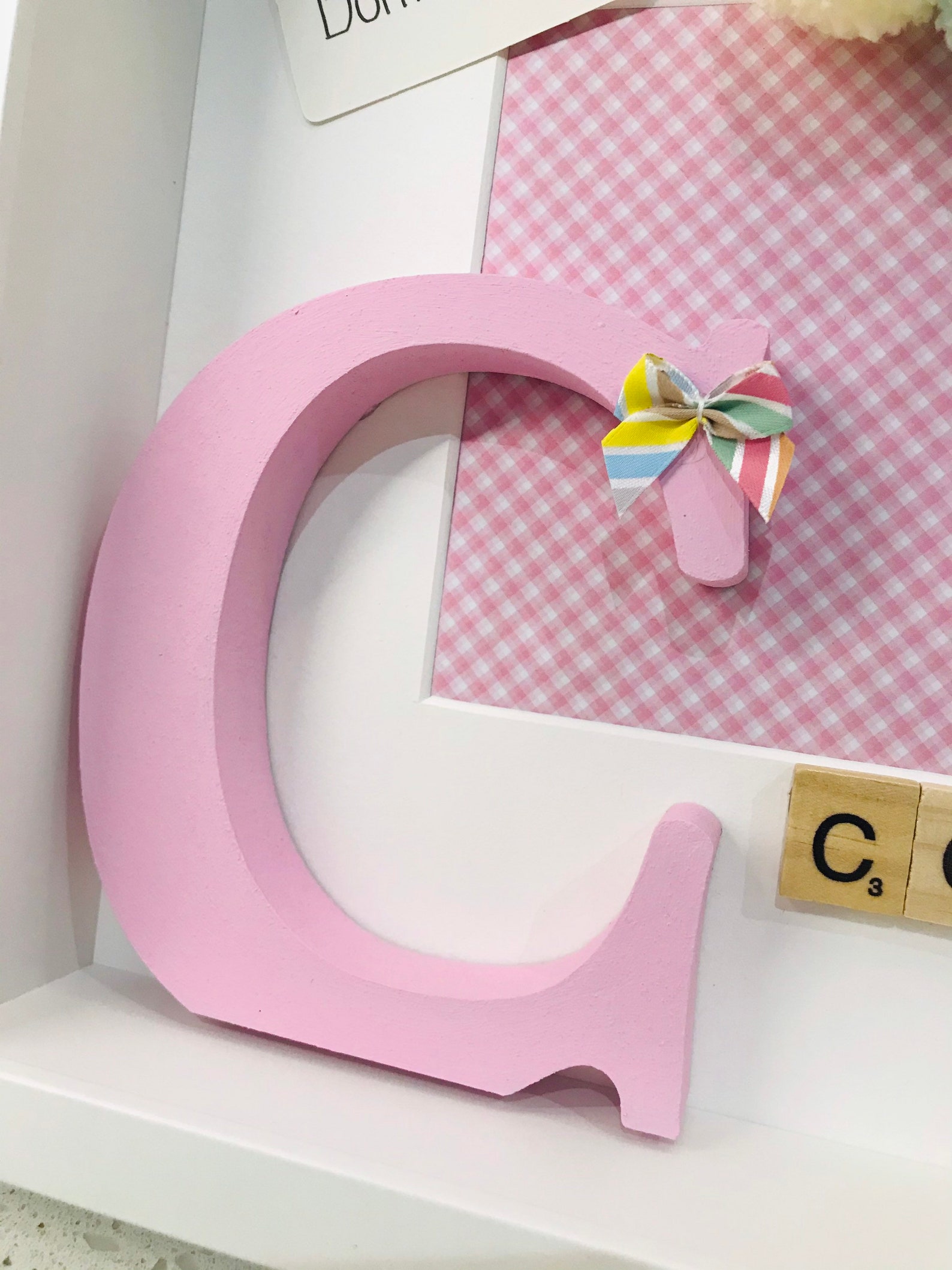 Rainbow Baby Frame, New Baby Gift, Birth Announcement Frame ...