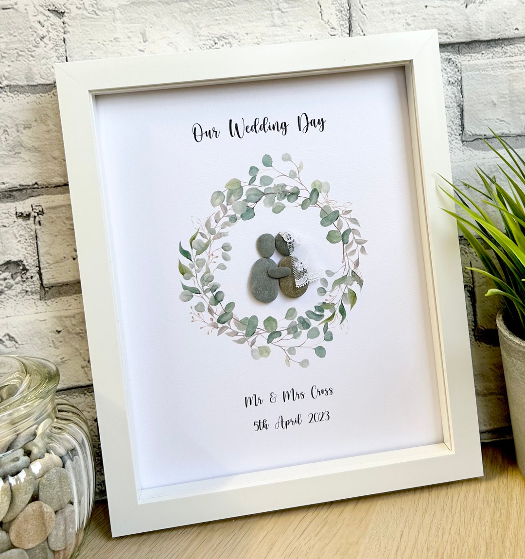Personalised Wedding Gift, Wedding Frame, Personalised Couple Frame ...