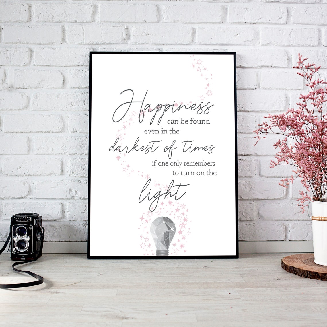 Set of 3 Harry Potter quote prints geometric inspirational | Etsy