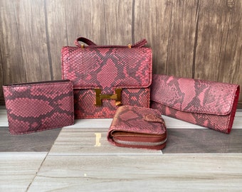 Bi Fold Snake Wallet - Etsy