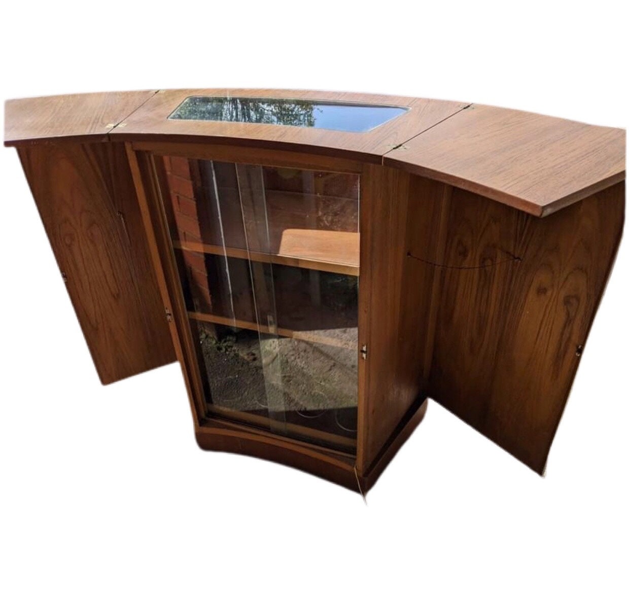 Teak Turnidge Mid Century Drinks Bar, Cocktail Cabinet, Retro, Compact ...