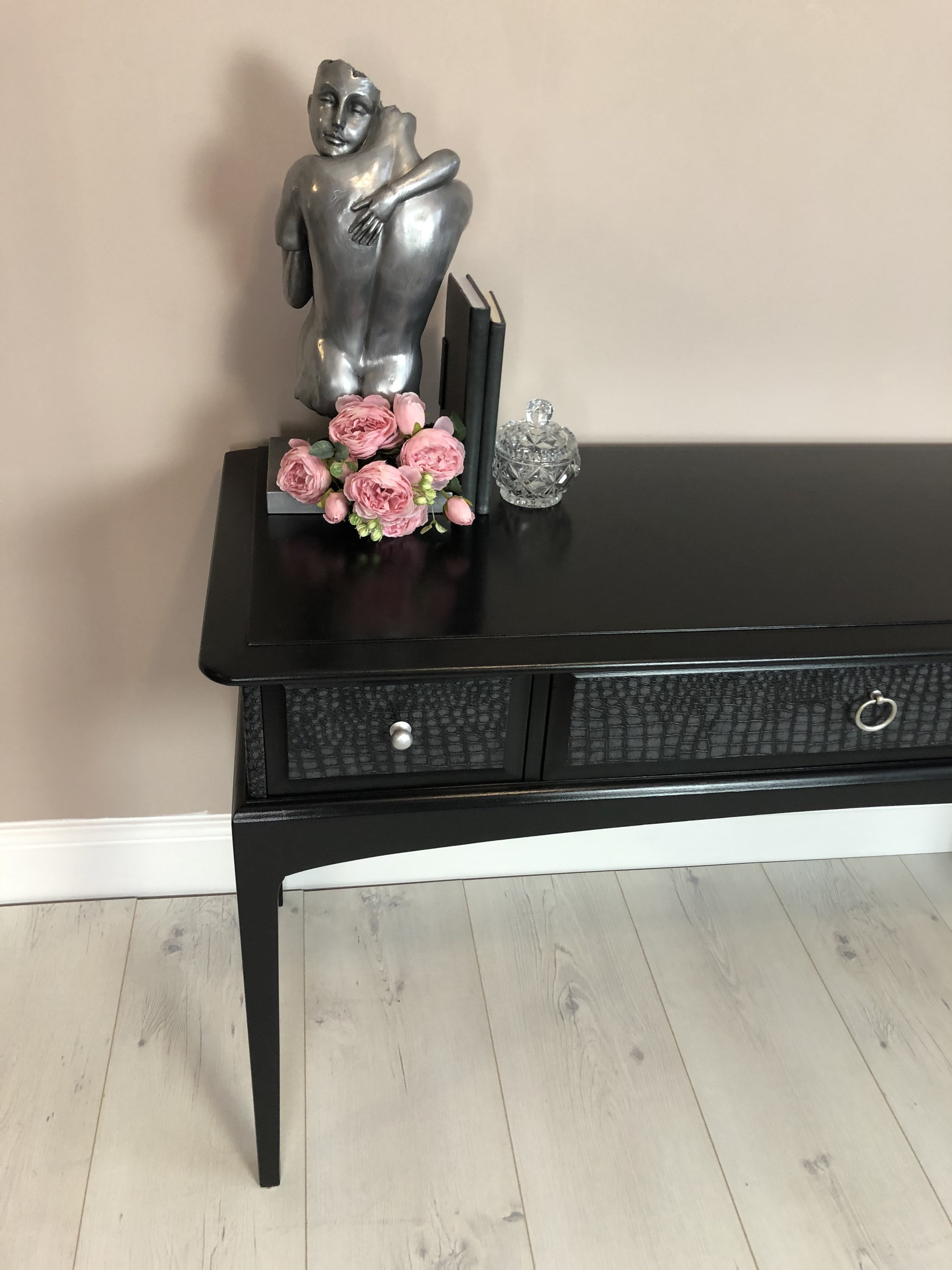 SOLD SOLD Stag Minstrel Hall Table, Console Table With 3 Drawers, Hand ...