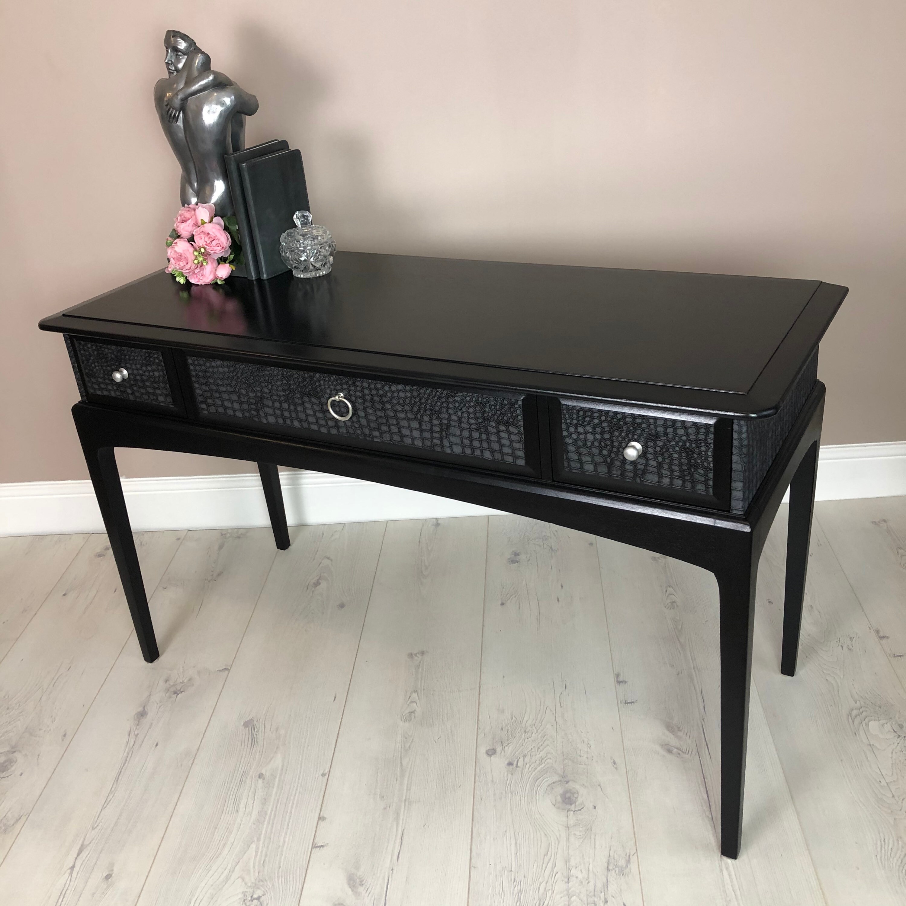 SOLD SOLD Stag Minstrel Hall Table, Console Table With 3 Drawers, Hand ...
