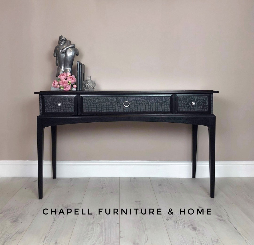 SOLD SOLD Stag Minstrel Hall Table, Console Table With 3 Drawers, Hand ...