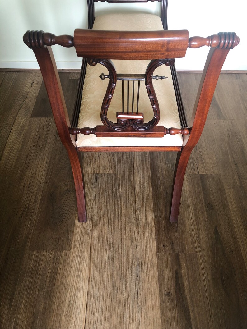 SOLD SOLD Antique Regency Style Mahogany Window Seat / Bench - Etsy