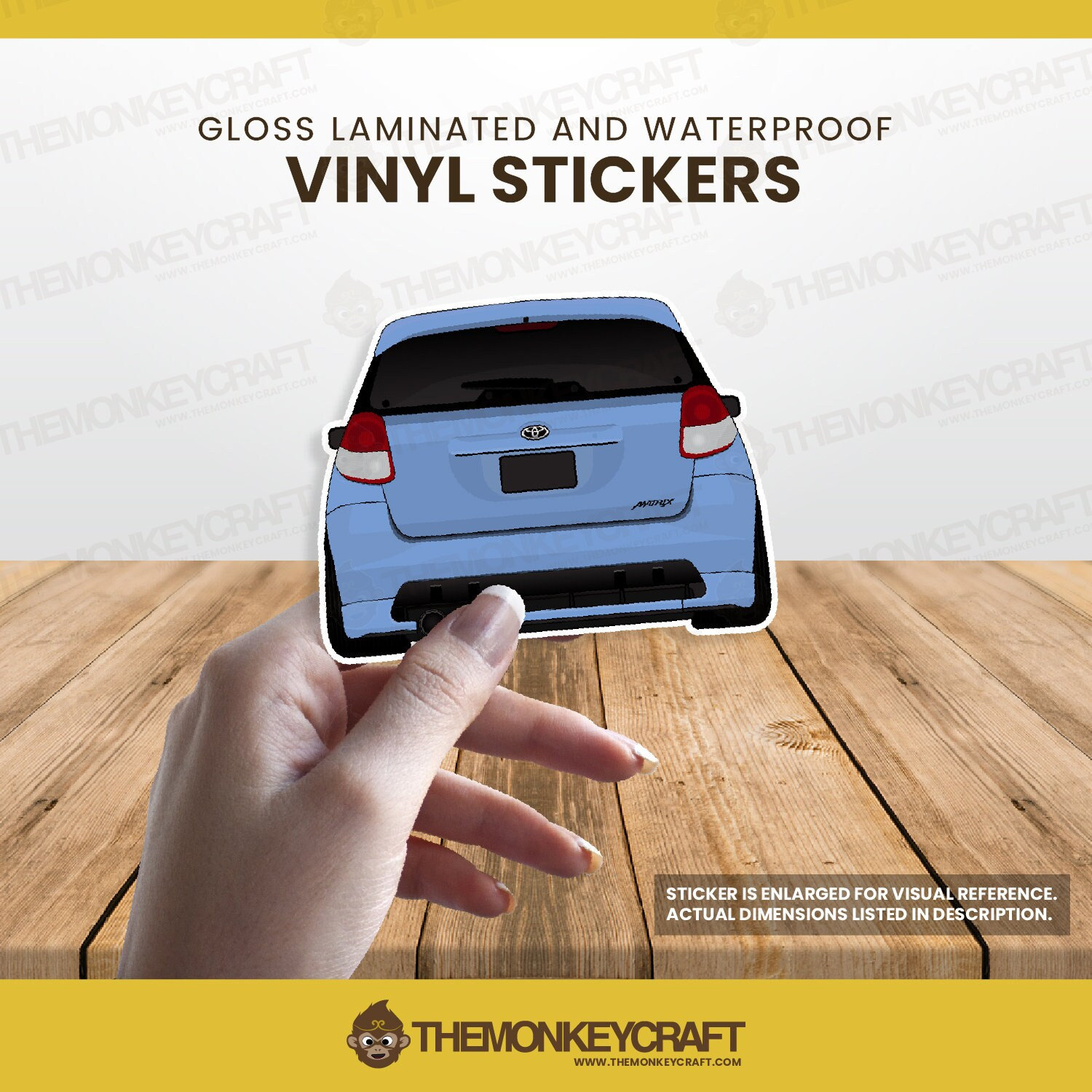 Toyota Matrix, Car Stickers, Matrix Stickers, 1zz Stickers, Car Vinyl ...