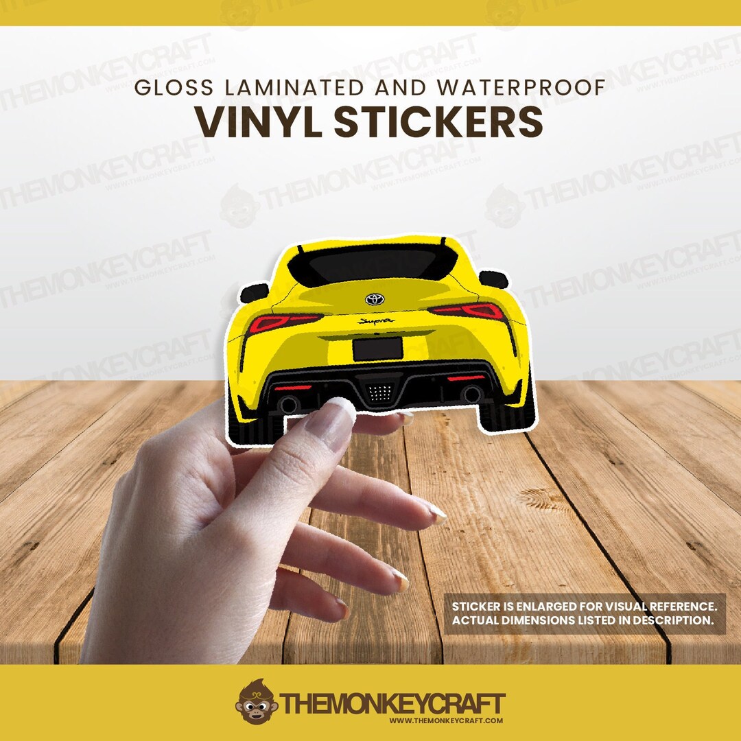 Toyota Supra GR, Car Stickers, Supra Stickers, Toyota Stickers, Car ...