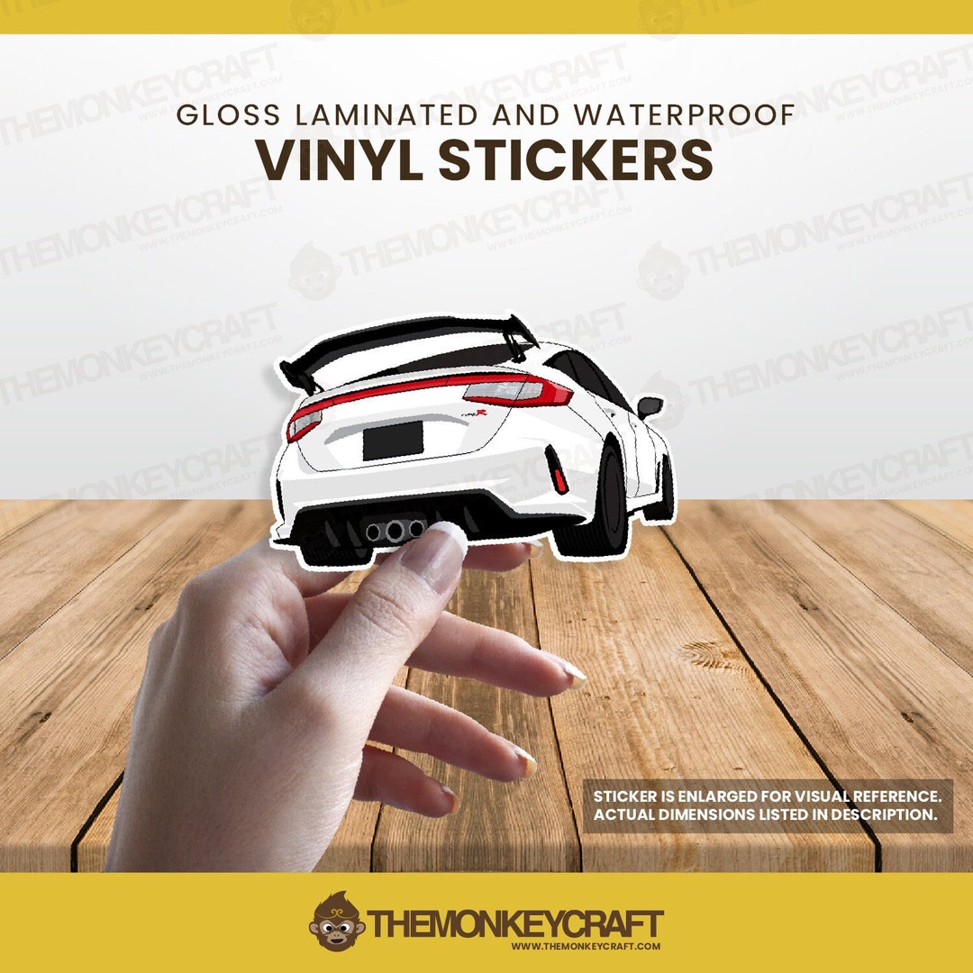 Honda Civic Type R FL5, Car Stickers, Type R Stickers, Civic Stickers ...