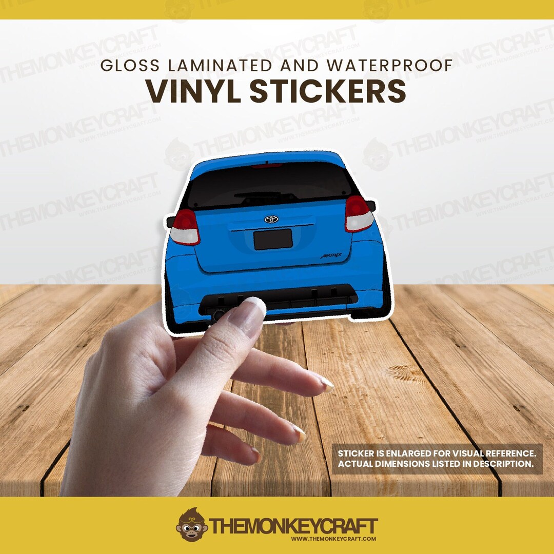 Toyota Matrix, Car Stickers, Matrix Stickers, 1zz Stickers, Car Vinyl ...