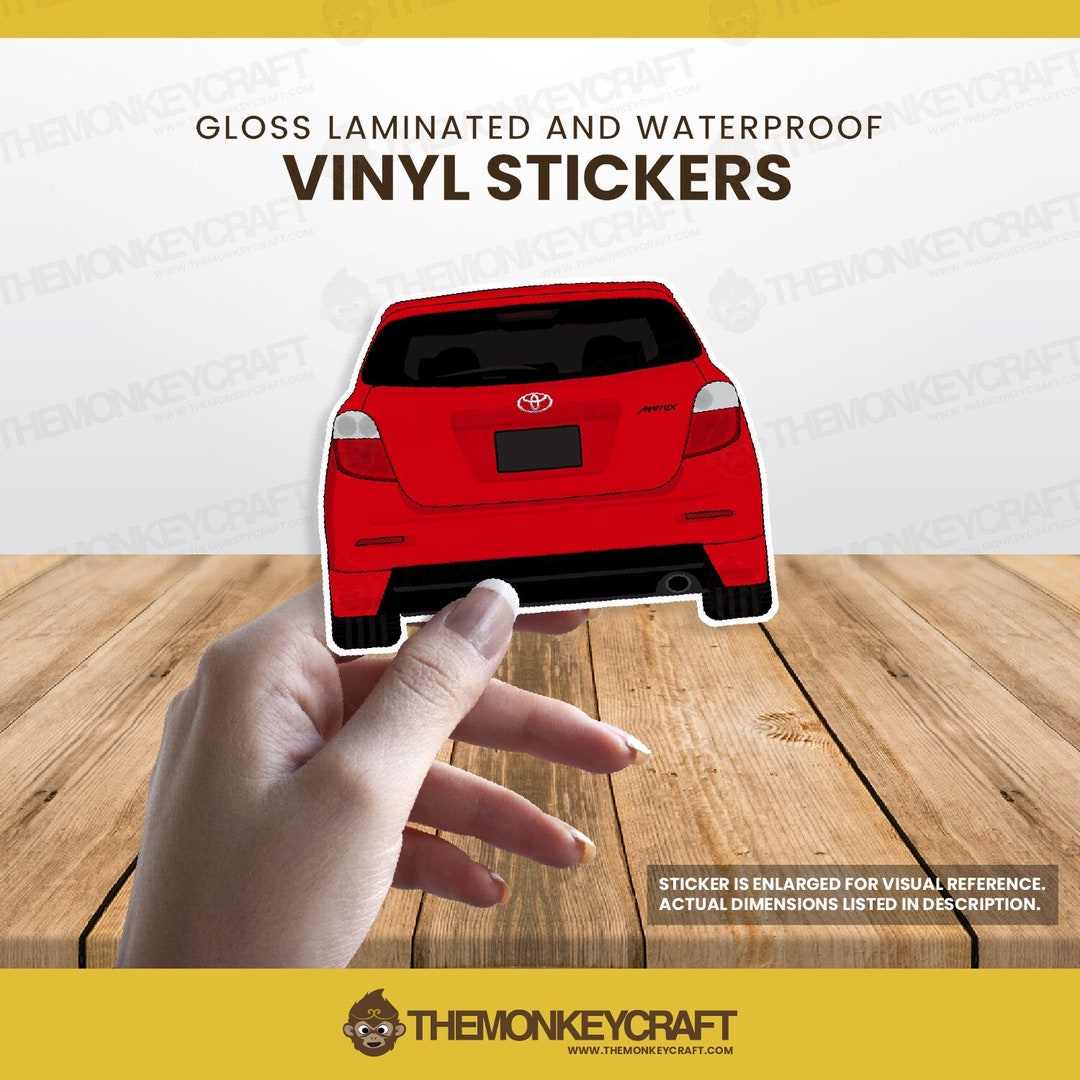 Toyota Matrix, 2G Matrix, Car Stickers, Matrix Stickers, TRD Stickers ...