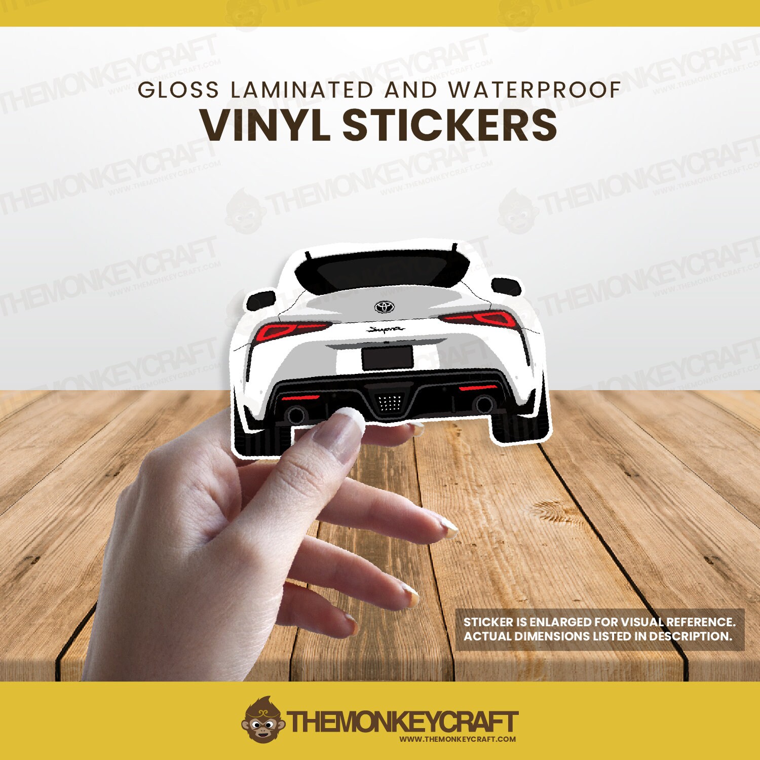 Toyota Supra GR, Car Stickers, Supra Stickers, Toyota Stickers, Car ...