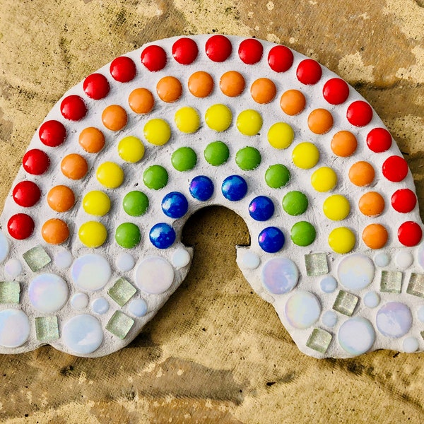 Rainbow Mosaic - Etsy