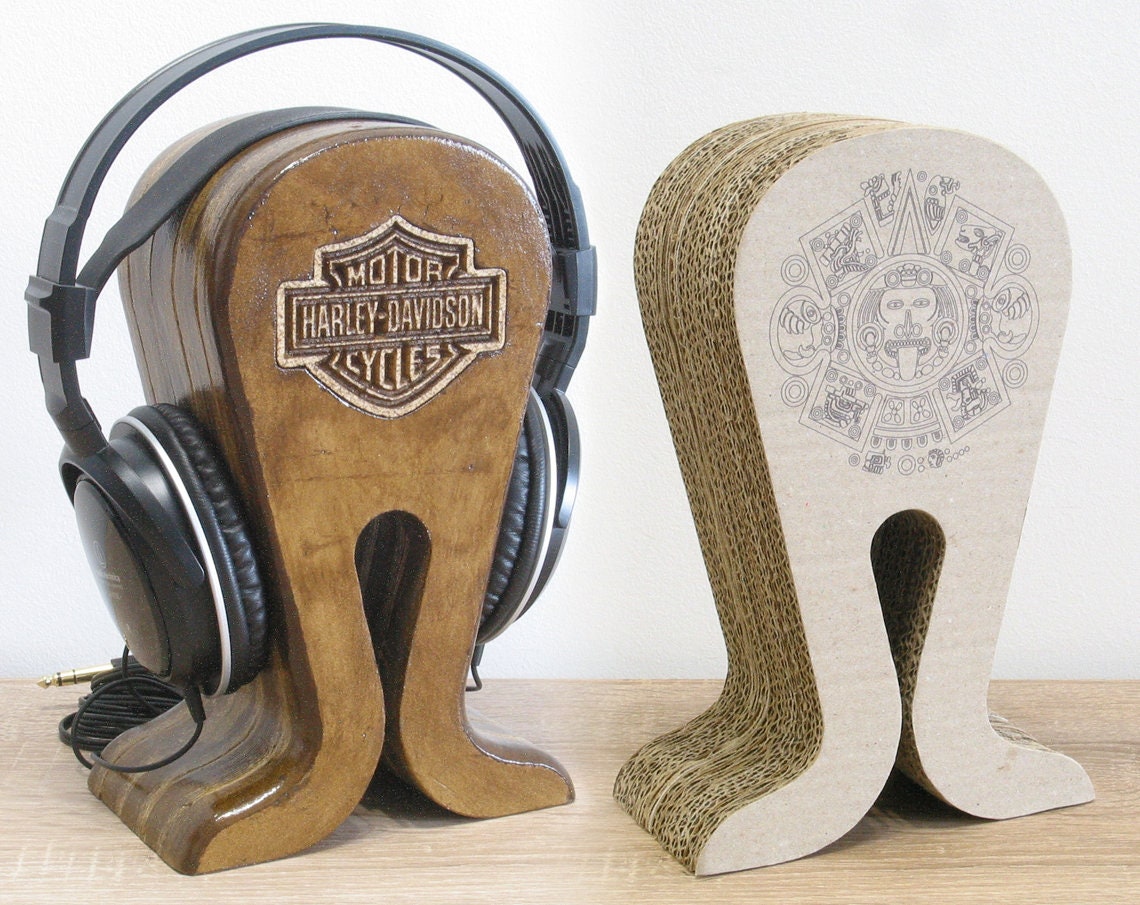 Headphone Stand Vector Template / Headphone Holder / Headphone - Etsy