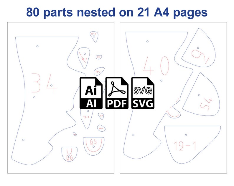 Moai Statue Sliced Sculpture Vector Template Moai Sculpture | Etsy