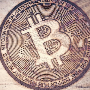 Bitcoin SVG Front and Back, BTC, Bitcoin Svg for Cnc, Laser, Cutter ...