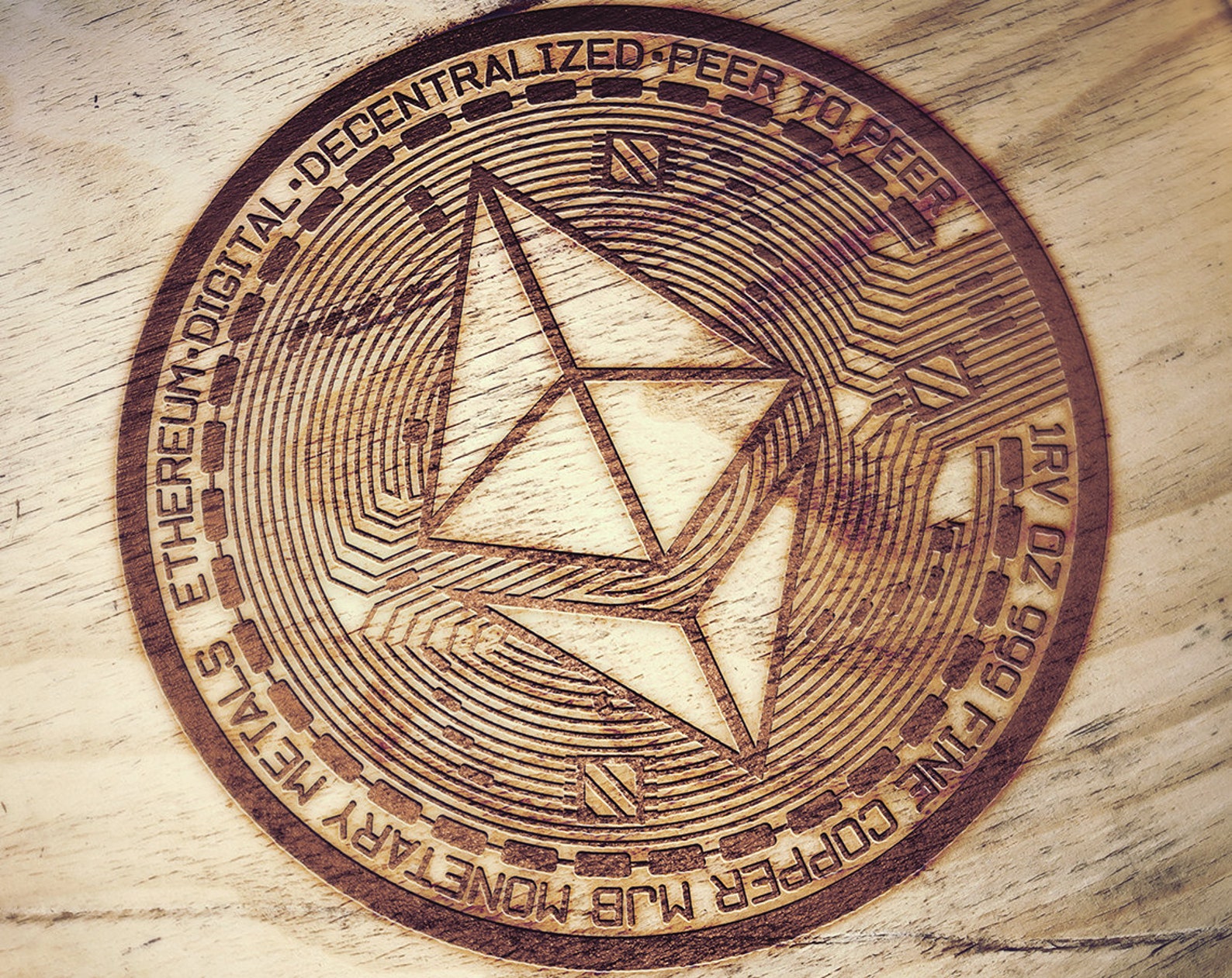 Ethereum Svg Vector ETH Ethereum Vector for CNC Laser - Etsy