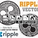 Ripple Svg Vector Ripple Vector for CNC Laser Cutter - Etsy