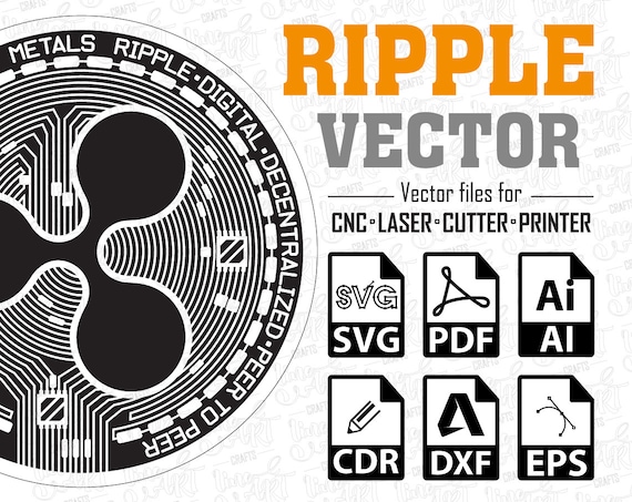 Ripple Svg Vector Ripple Vector for CNC Laser Cutter - Etsy