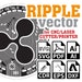 Ripple Svg Vector Ripple Vector for CNC Laser Cutter - Etsy