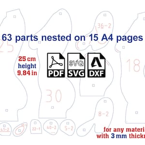 Woman Torso Sculpture Sliced Vector Template 25cm, Female Torso ...