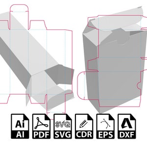 Box Templates Vector Files, Envelope Templates Vector, Box Template Svg ...