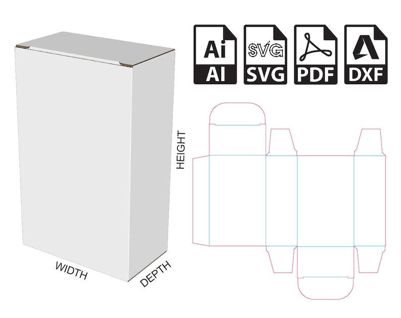 Soap Box SVG Templates Vector Files, Soap Box Packaging SVG, Custom ...
