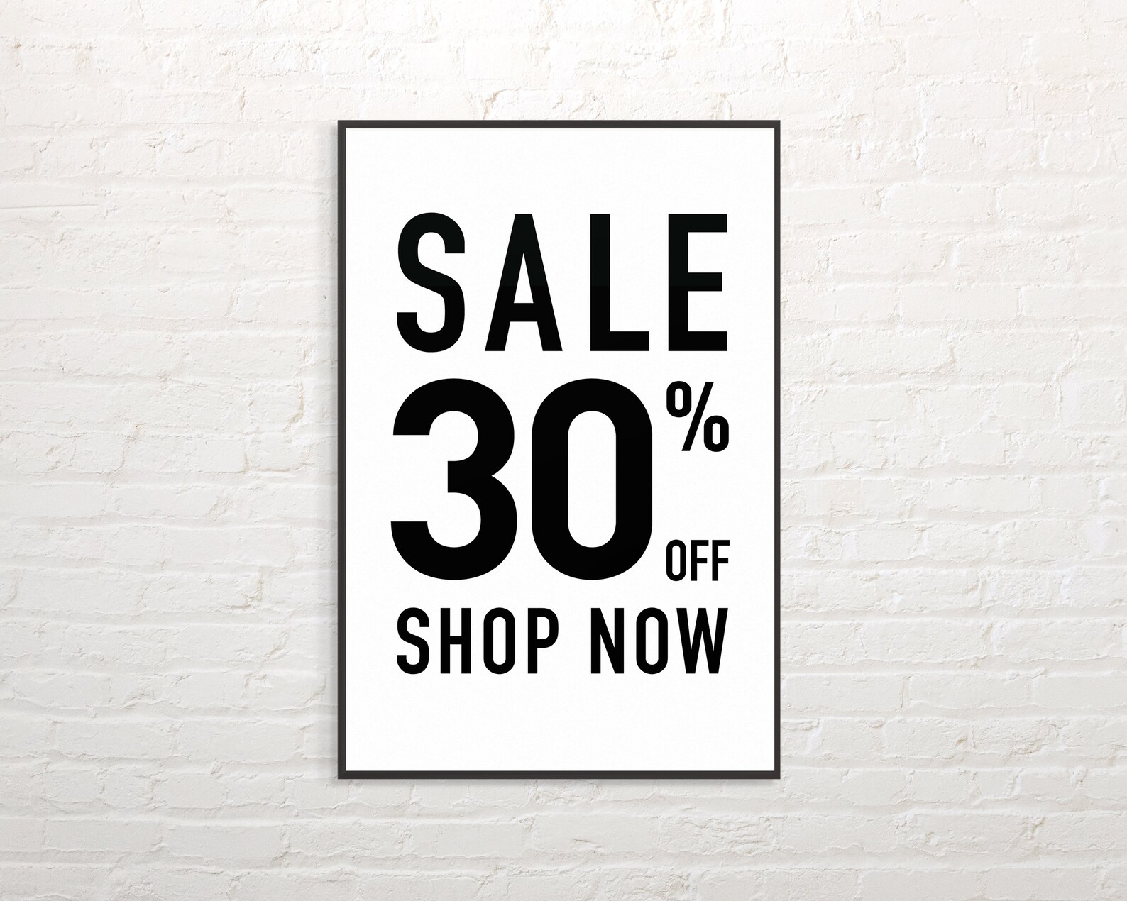 SALE 30% Off, Sign Download for Retail Shops or Boutiques, Small ...